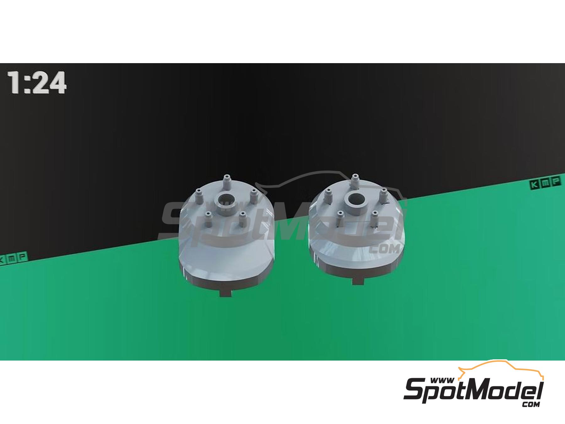 KMP Kool Models Production TK24109: Rims and tyres set 1/24 scale - VW Beetle Custom Fuchs 17 ...